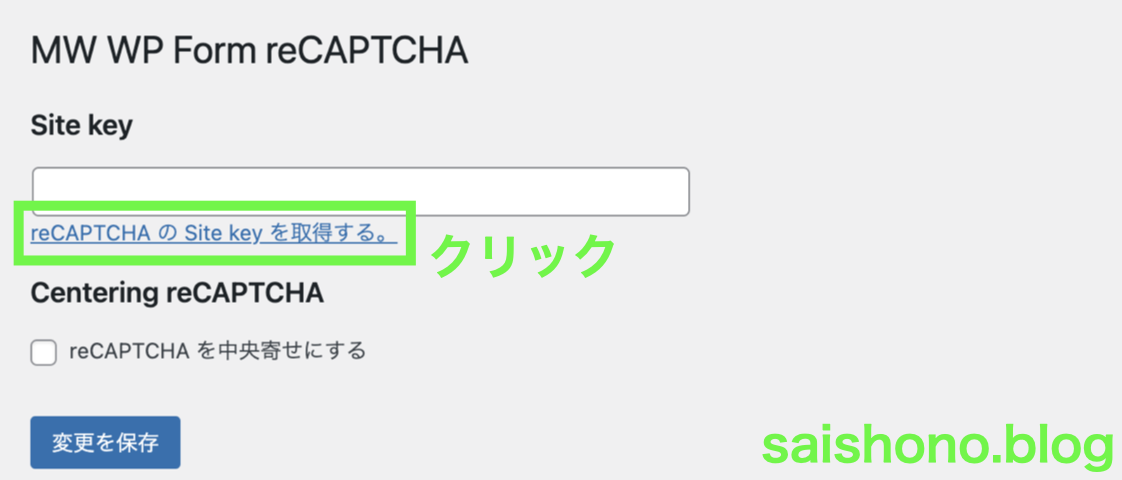 reCAPTCHA v3/v2をMW WP Formに設定する方法